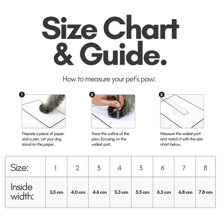 Size Chart & Guide – Gentle Walker